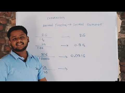 Conversation decimal fraction to decimal number #viral_marathi - YouTube