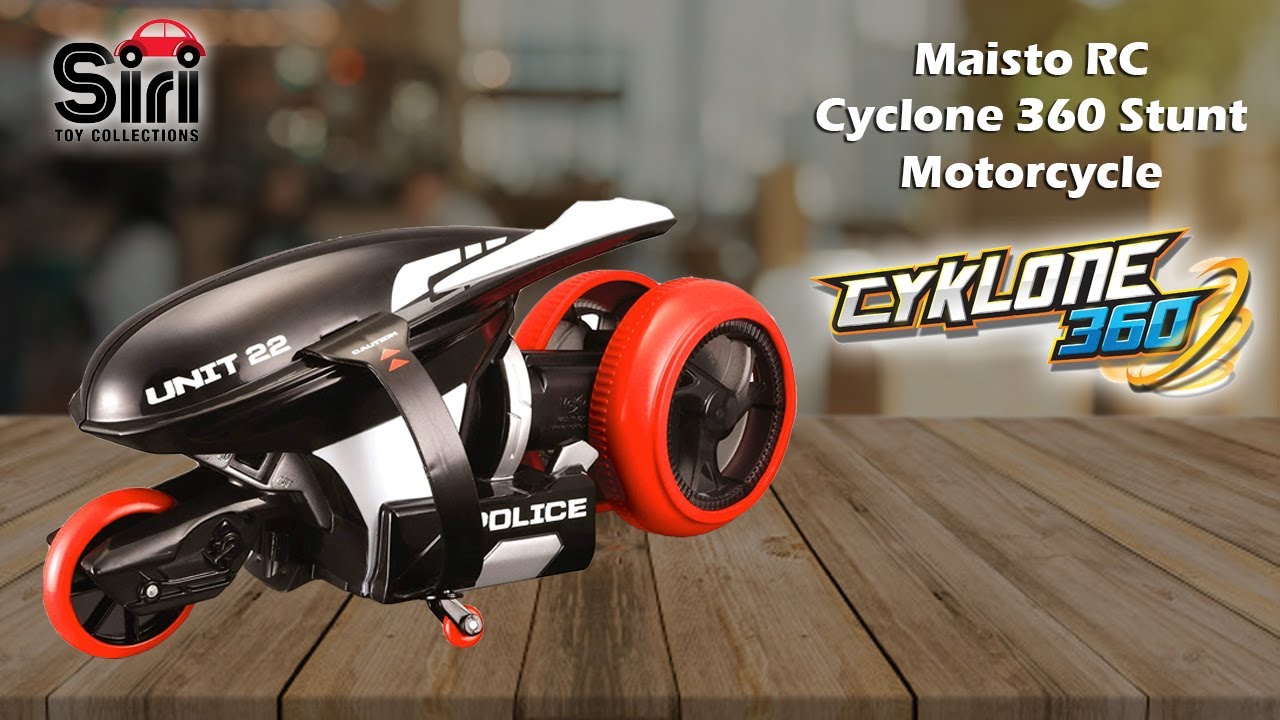 Maisto RC Cyclone 360 Stunt Motorcycle | Maisto m82066 Cyclone 360 ...