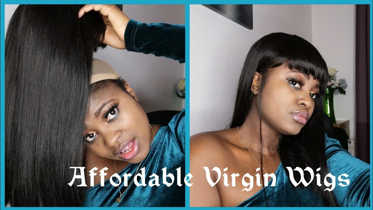 Super Affordable Virgin Wig | Ninnys Wiggy Wig Review & Install - YouTube