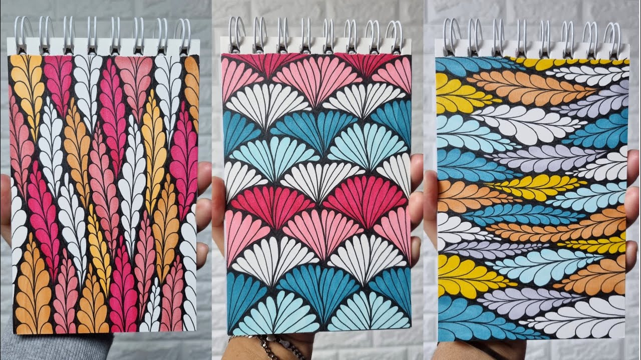 Colorful zendoodle compilation - YouTube