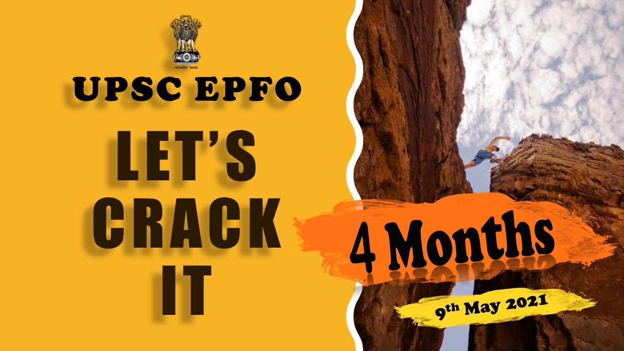UPSC EPFO 4 months Exam Strategy to become a Rank Holder | Nishant ...