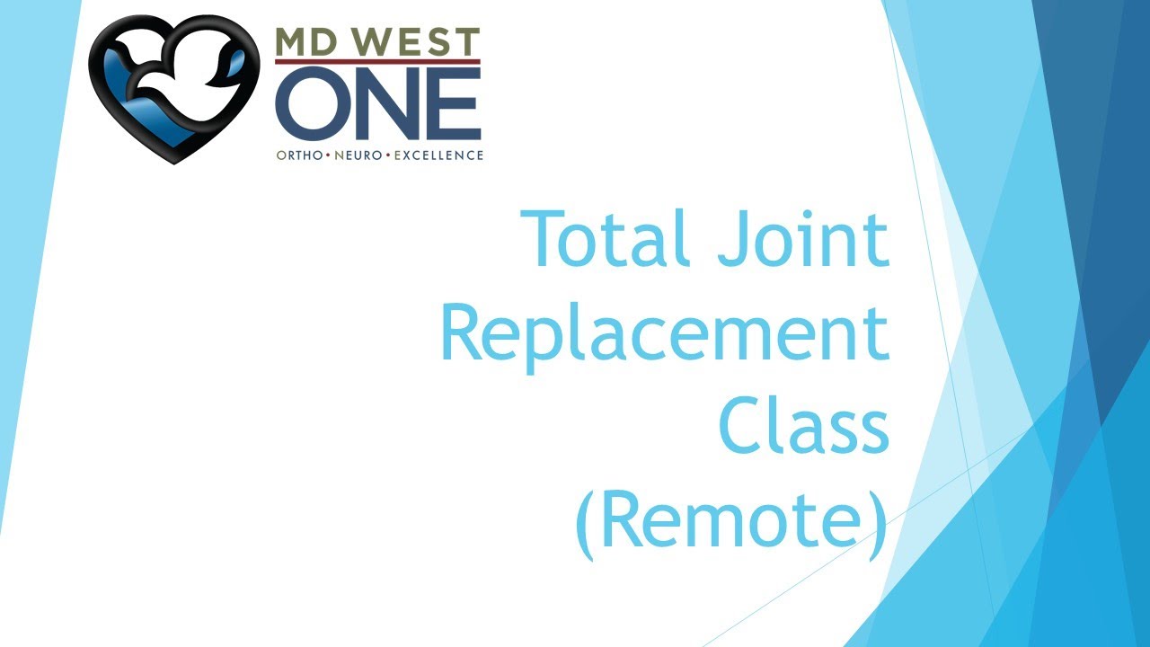 MFH Joint Replacement Class - YouTube