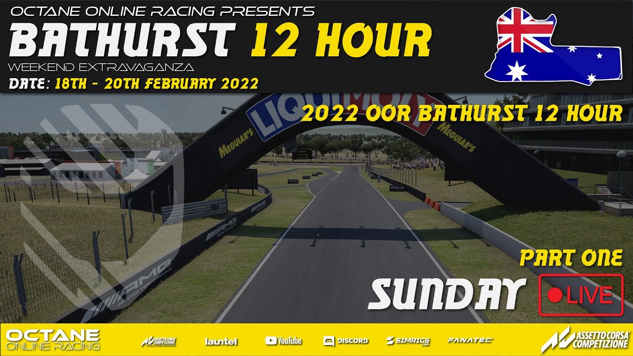 BATHURST 12 HOUR WEEKEND - SUNDAY (PART ONE) - YouTube