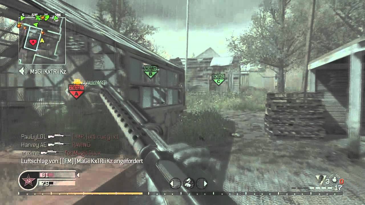 CoD 4 85+ gameplay mit der w1200 I xTheSolution vs. E IL o T IR i X ...