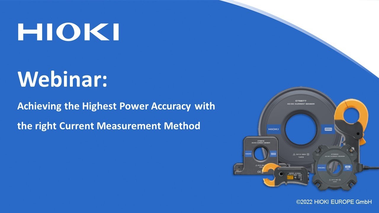 Achieving the Highest Power Accuracy with the right Current Measurement ...