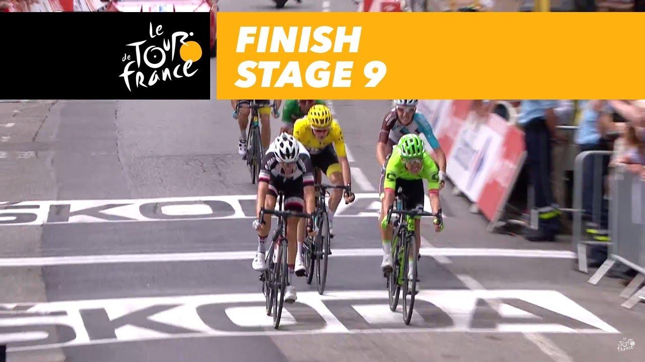 What a finish! - Stage 9 - Tour de France 2017 - YouTube