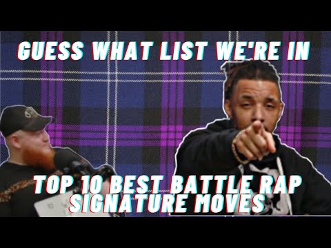 TOP 10 BEST SIGNATURE MOVES IN BATTLE RAP (FT TONY D & FROST) | GUESS ...