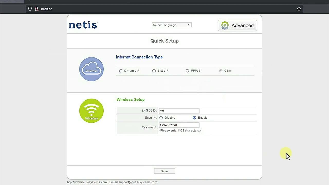 How To Change WiFi Name And Password ( Netis WF2419E ) - YouTube