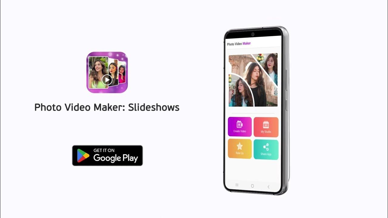 Photo Video Maker: Slideshows - Android Mobile App (English) - YouTube
