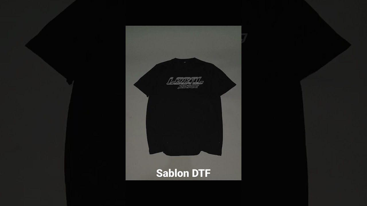 Proses Sablon DTF Cocok Untuk Satuan - YouTube