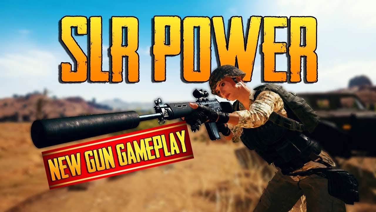 SLR POWER | NEW GUN GAME PLAY | TEST SERVER FOOTAGE | PUBG LIVE! - YouTube