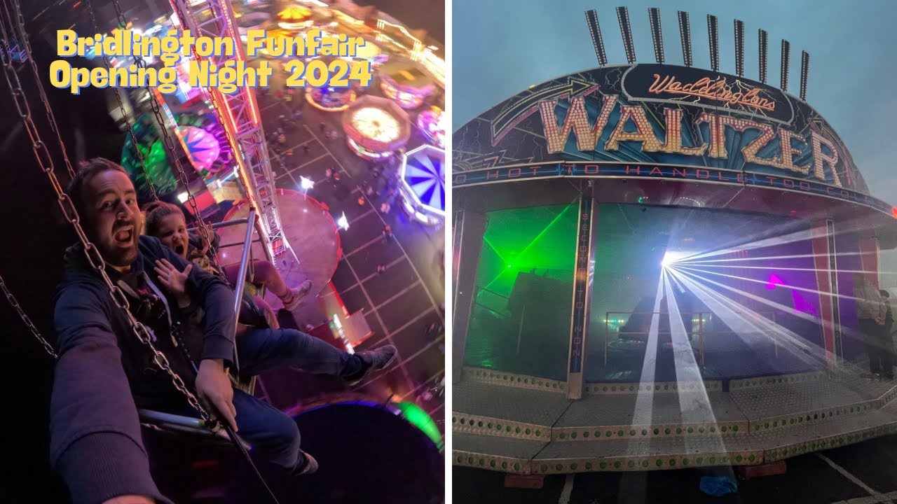 EPIC Rides At Bridlington Funfair | OPENING NIGHT | OCTOBER 2024 - YouTube