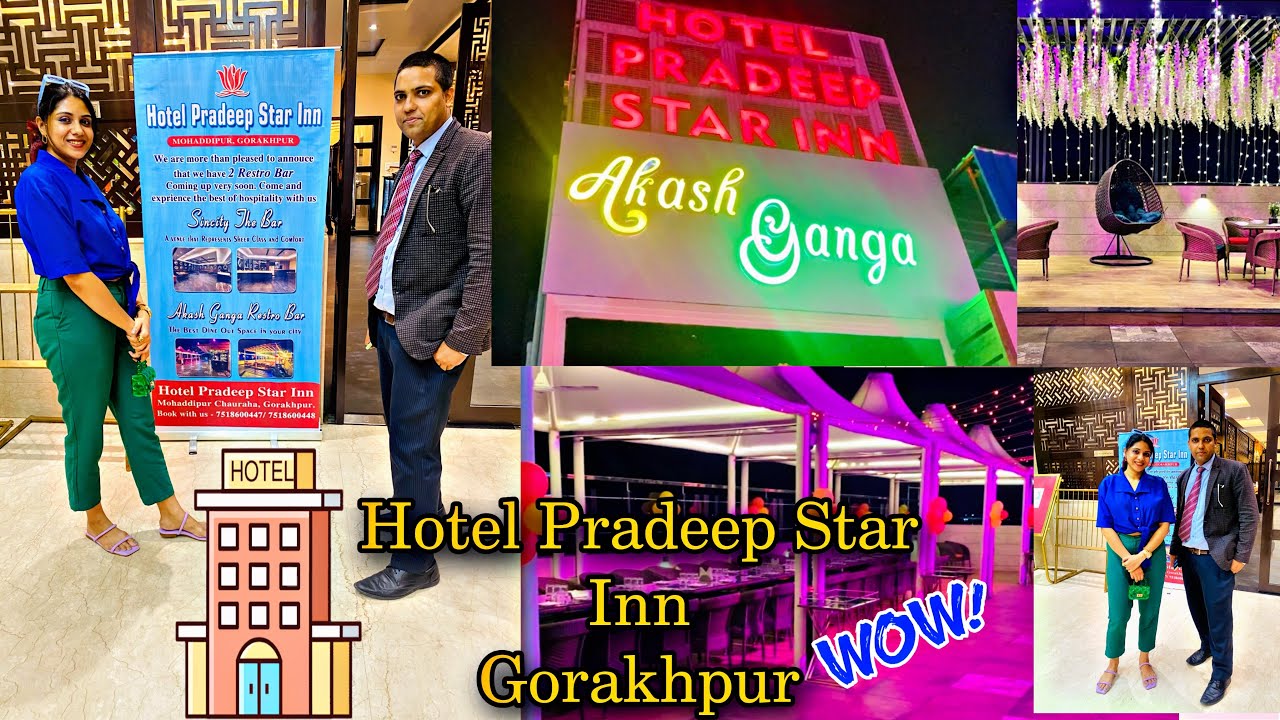 Hotel Pradeep Star Inn🌟Along With Akash Ganga Roof Top Resto🤩|Best View ...