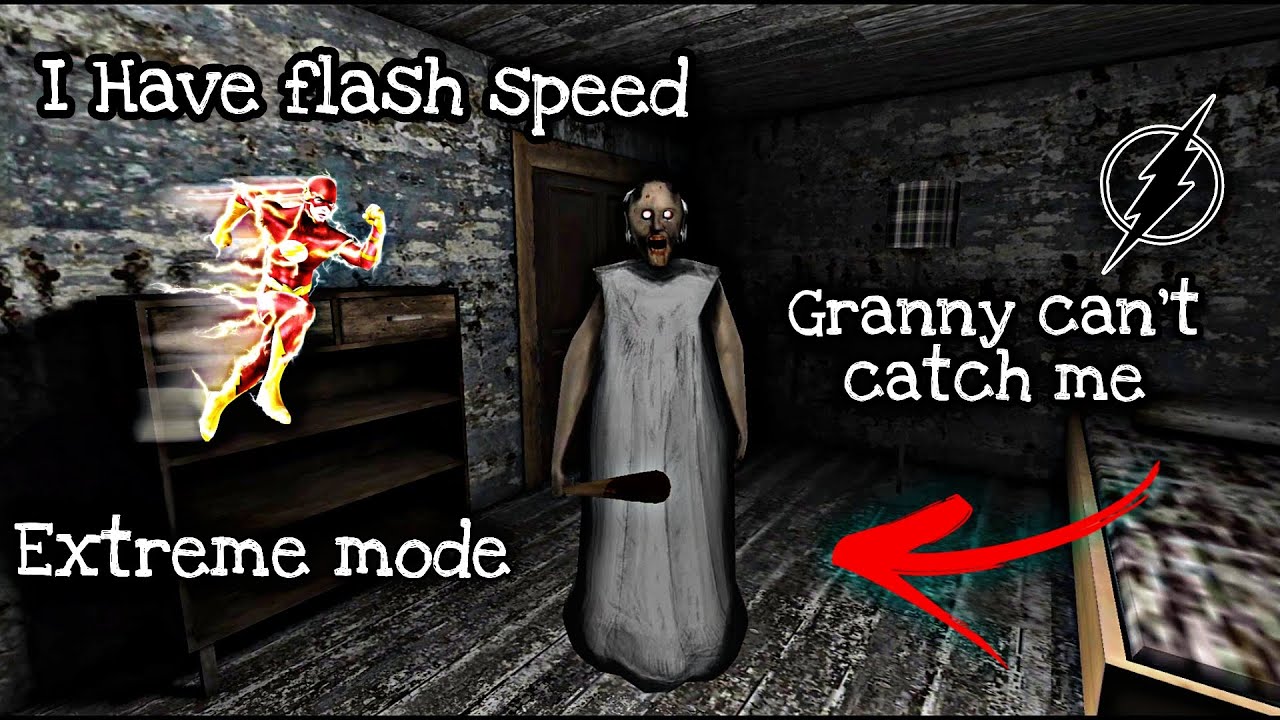 Granny v1.8 But I Have Flash Speed - Extreme Mode | Sewer Escape - YouTube