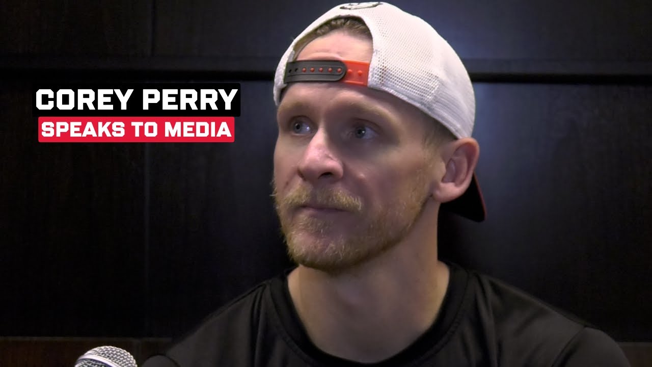 Corey Perry ahead of NHL season start | Chicago Blackhawks - YouTube