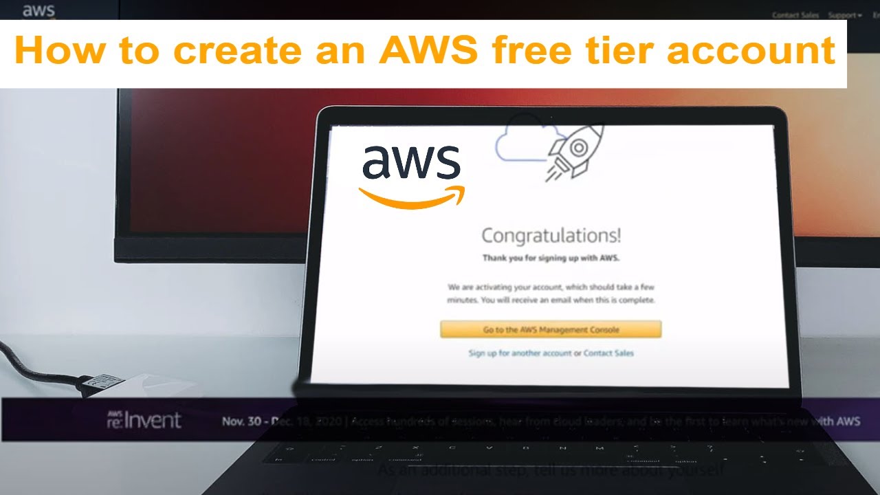 AWS Training for Beginners #01 - How to create an AWS free tier account ...