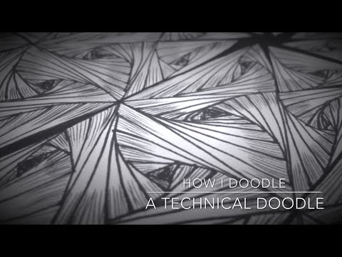 How I Doodle: A Technical Doodle - Speed Drawing - YouTube