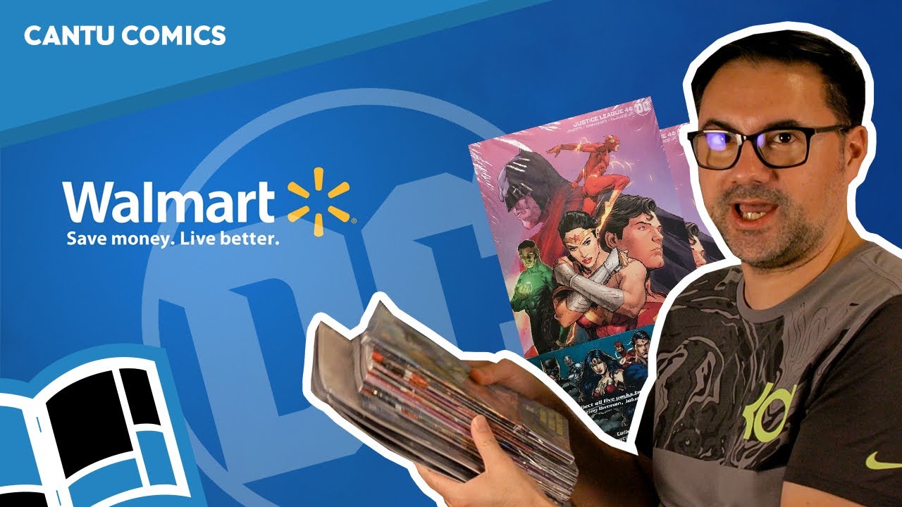 Opening Walmart Comic Packs - DC 4 pack - YouTube
