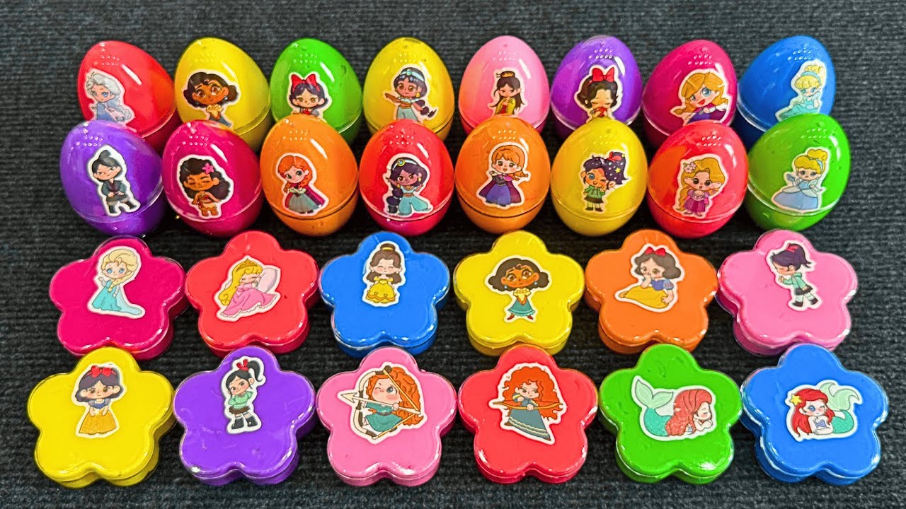 Magical Disney Princess Slime & Clay Adventure | Fun Surprises ...