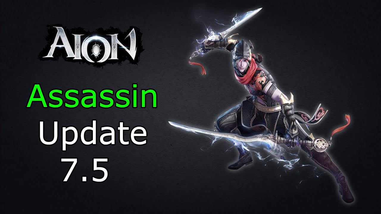[Aion 7.5] Class Update - Skills Assassin - YouTube