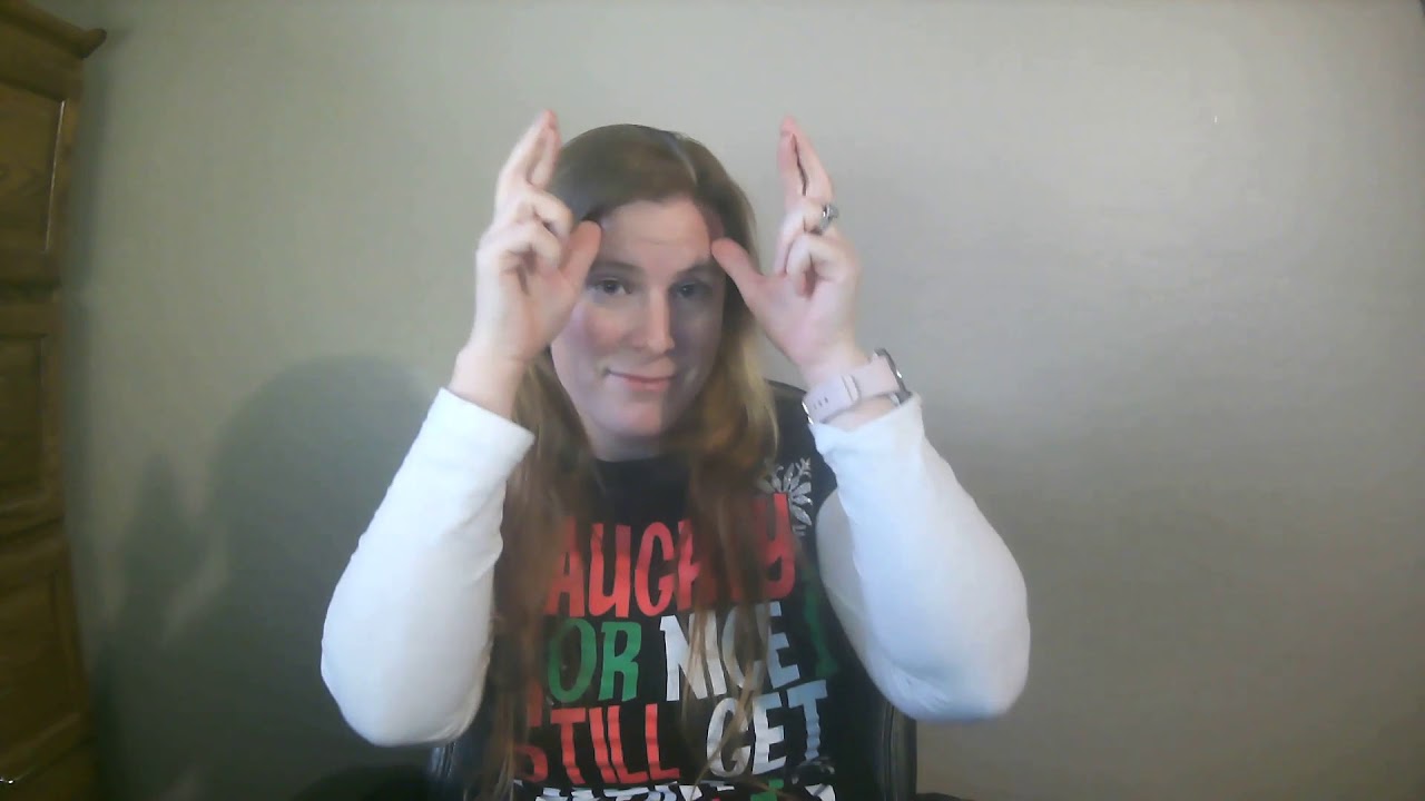 Rudolph the Red Nosed Reindeer ASL Love 4 Learning LLC - YouTube