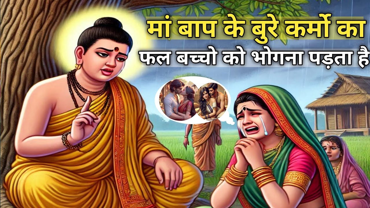 मां बाप के अच्छे बुरे कर्मों का फल पुत्र को भोगना पड़ता है | Buddhist ...