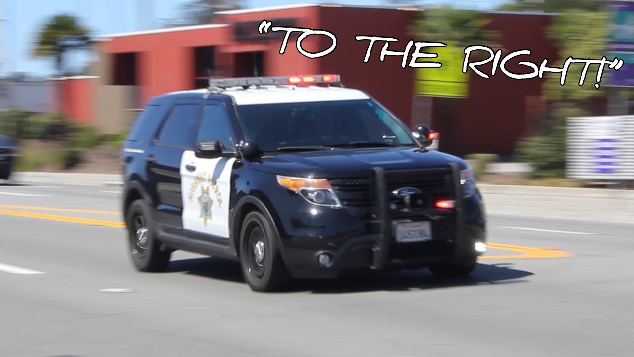 CHP Responding Code 3 with P/A! - YouTube