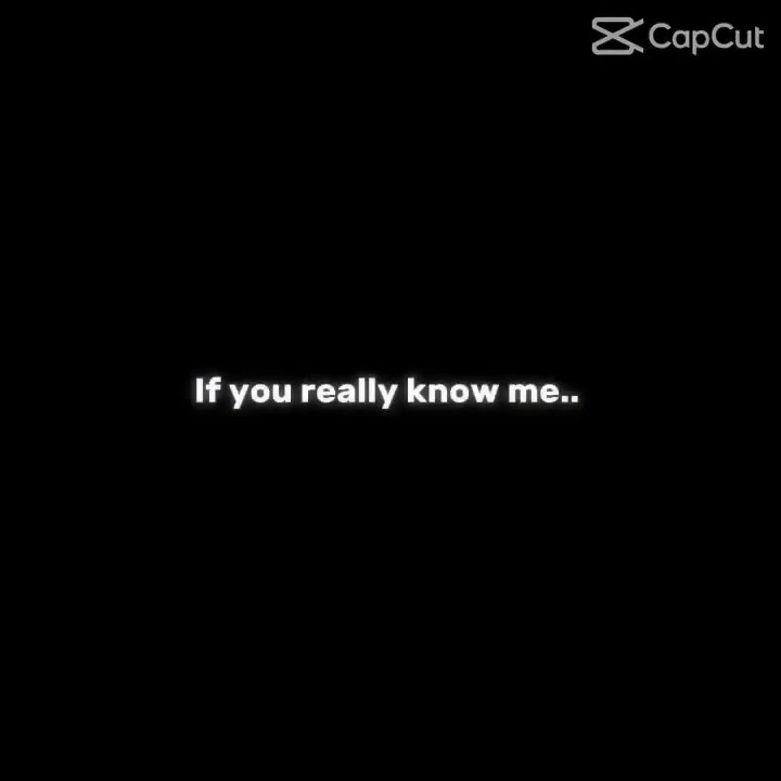 if you really know me...😏 - YouTube