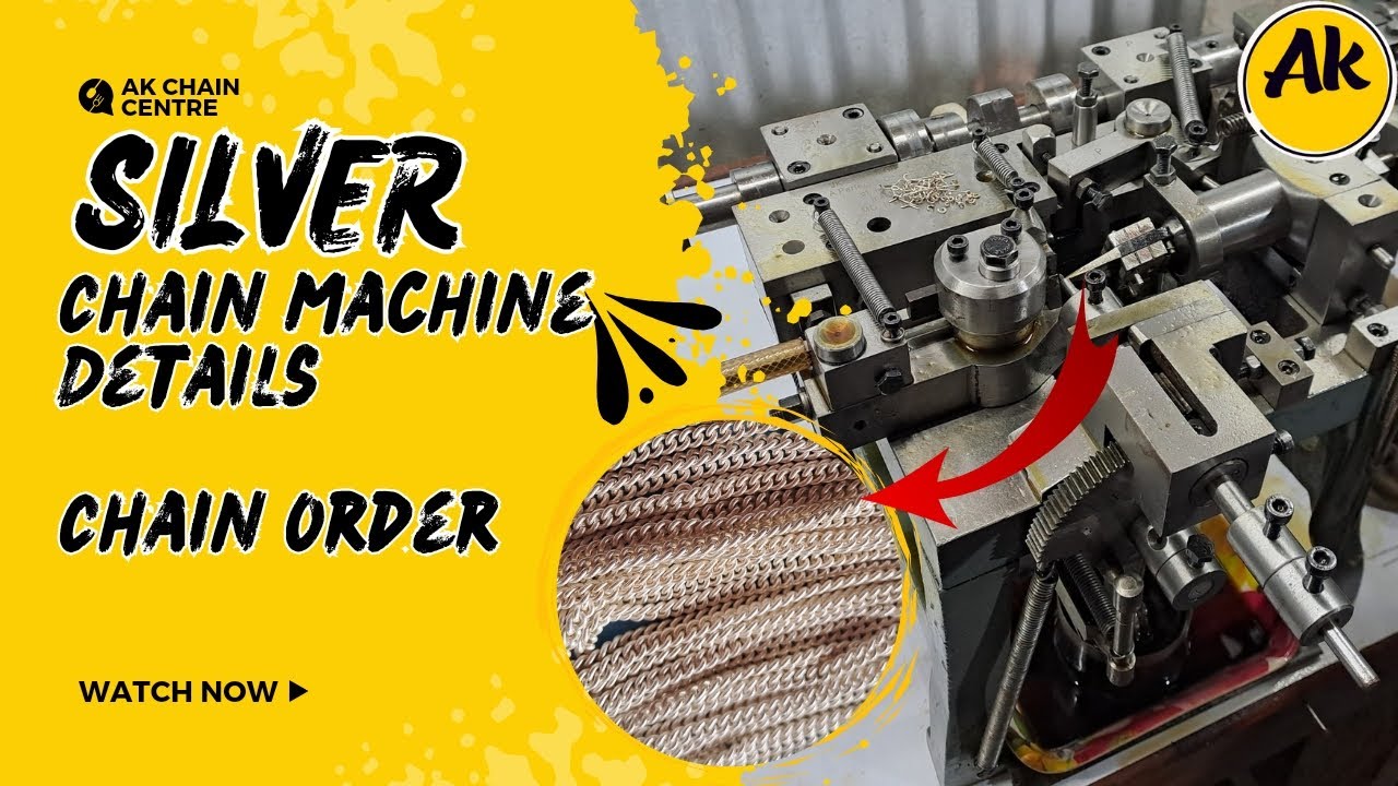 CHAIN MACHINE DETAILS VIDEO || MAKING PROCESS OF CHAIN BY MACHINE ...