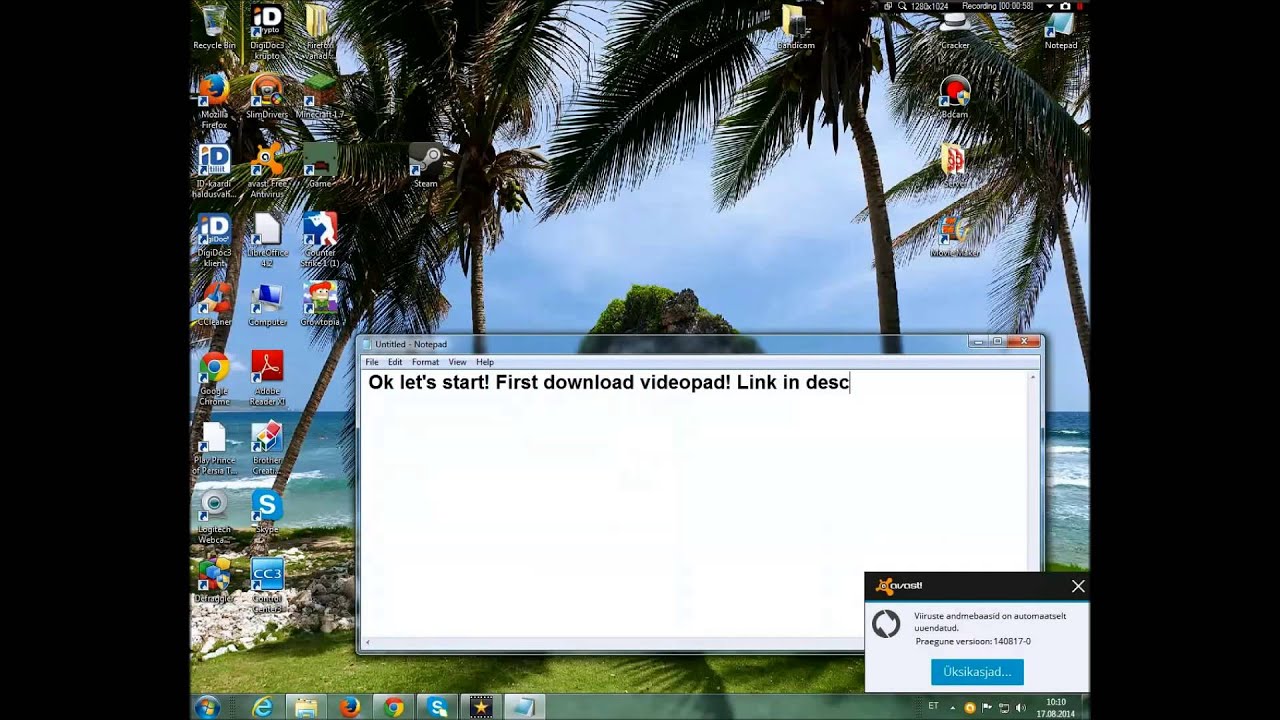 How To Render with VideoPad - YouTube