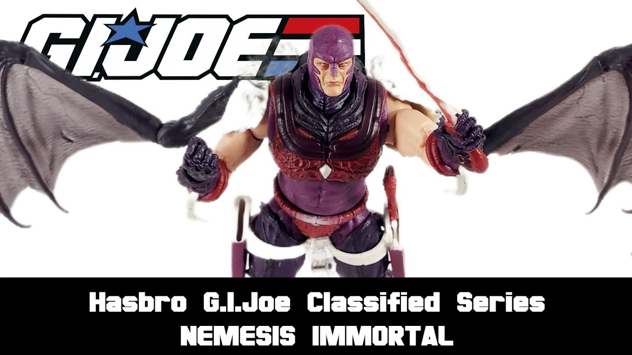 NEMESIS IMMORTAL Hasbro G.I.Joe Classified Series - YouTube