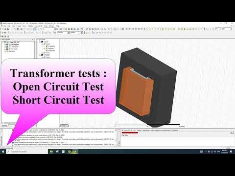 How to perform TRANSFORMER Open Circuit and Short Circuit tests - YouTube
