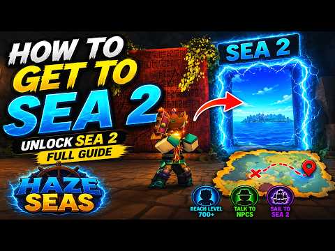 How To Get To Second Sea in Haze Seas | How To Unlock Sea 2 in Haze Seas | Roblox