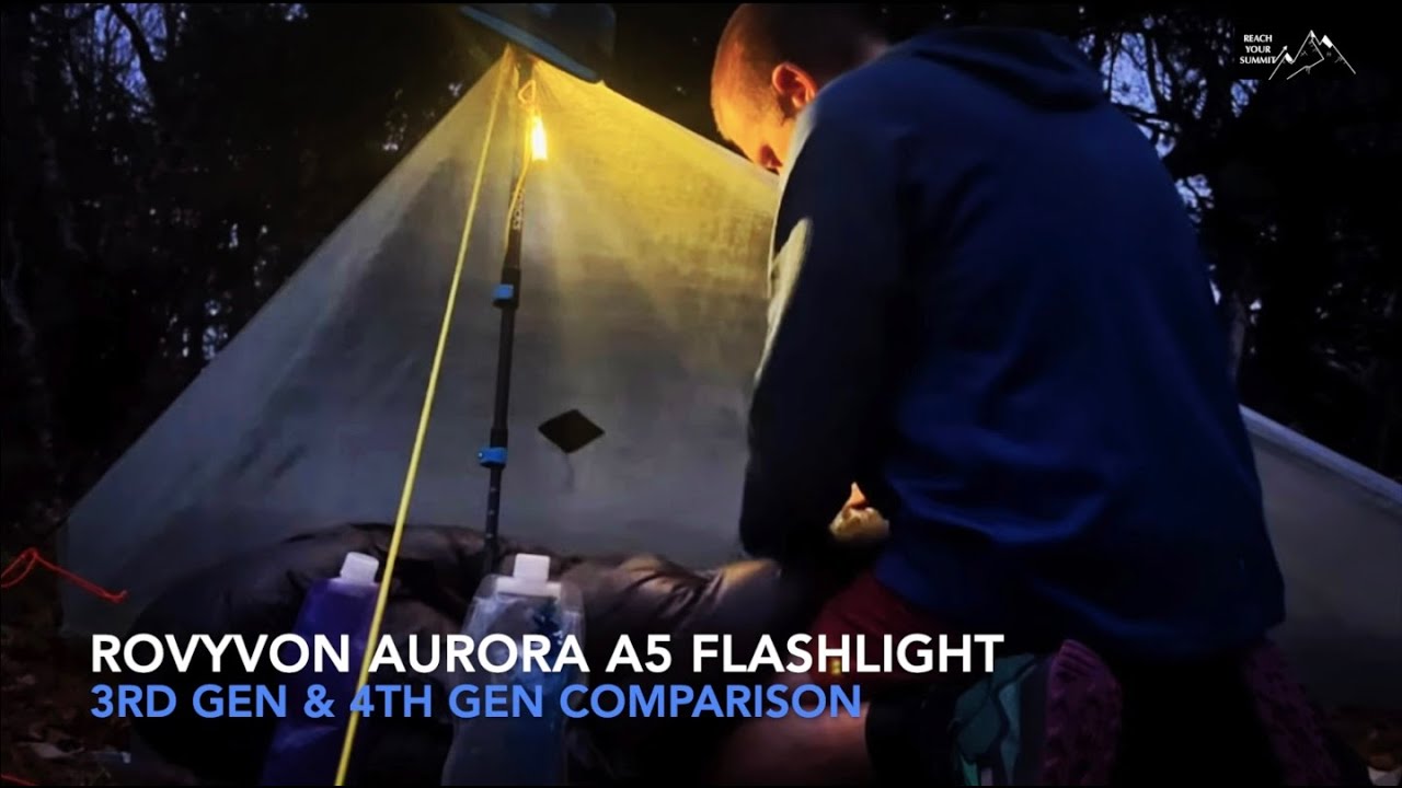 Rovyvon Aurora A5 Flashlight: Gen 3 & Gen 4 Comparison - YouTube