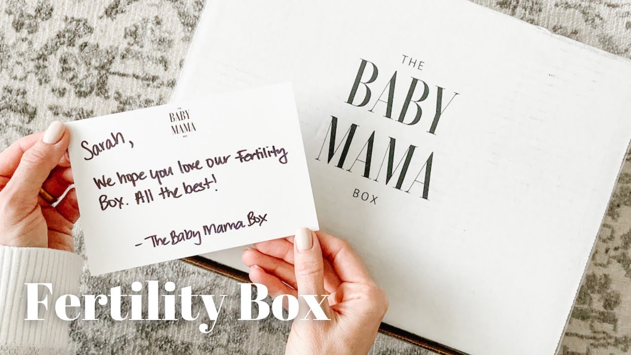 The Baby Mama Box Unboxing: Fertility Box - YouTube