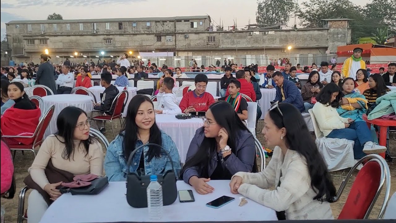 Manipuri Winter Fest 2025 ningthijana pangthokhre || Town Club Ground ...