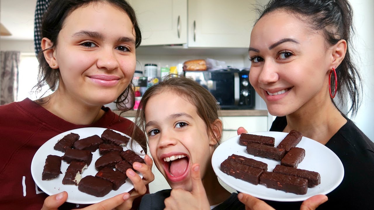 VEGANISED CHOCCY BARS!!! YUM!👍 - YouTube