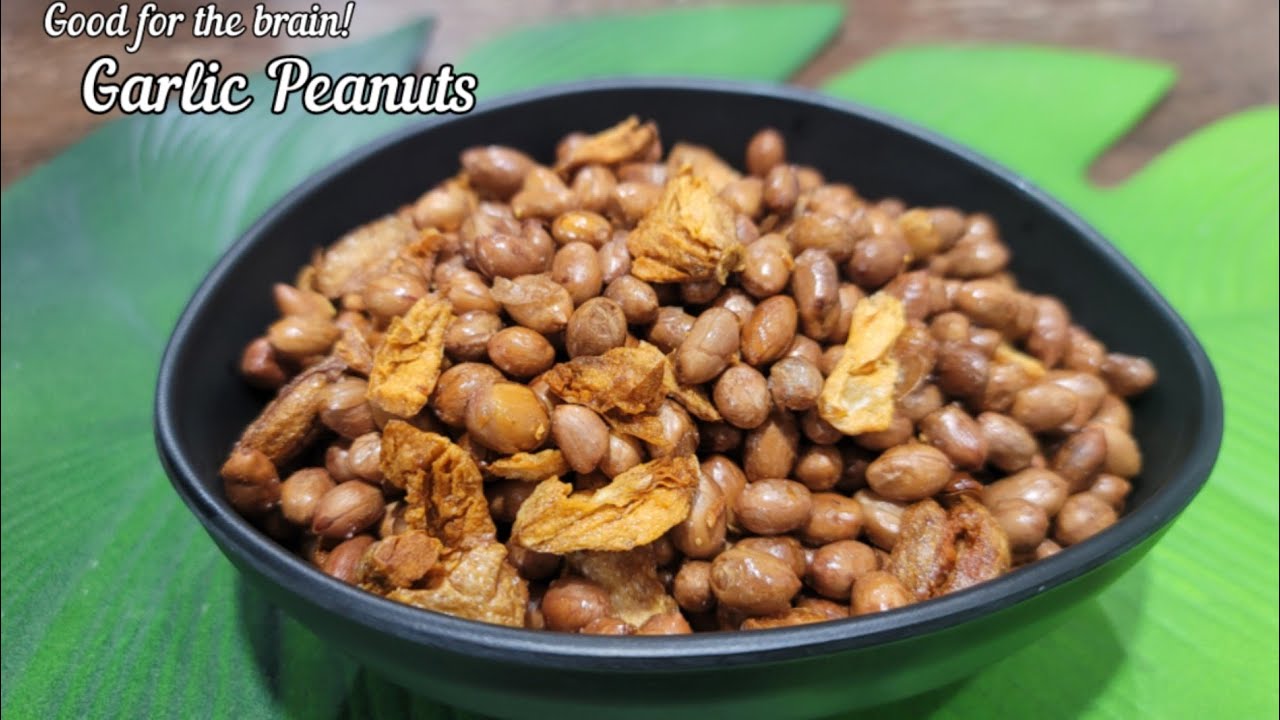Adobong Mani: Fried Peanuts with Garlic | Quick Filipino Snack - YouTube