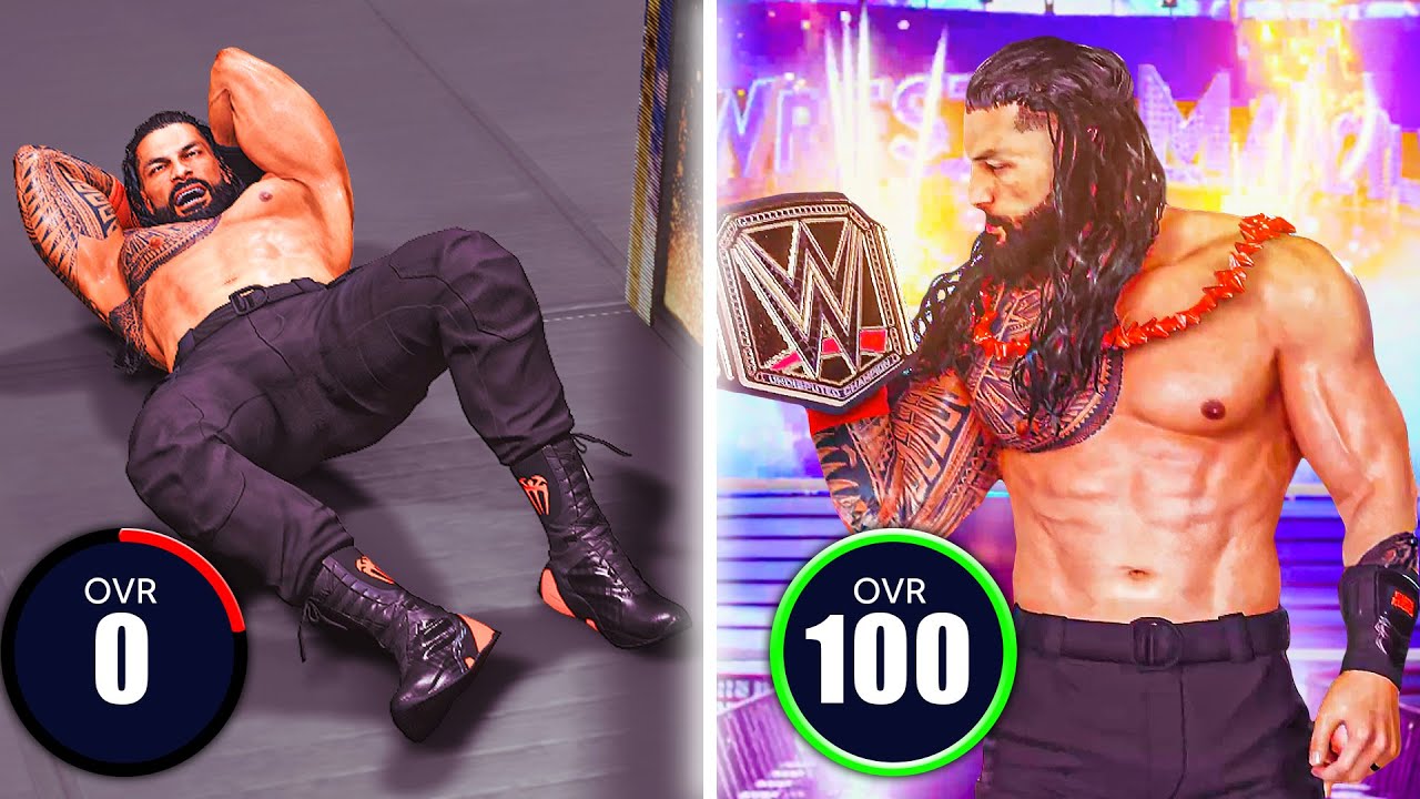 Every Superstar Roman Reigns Eliminates Is +1 Upgrade In WWE 2K24 ...