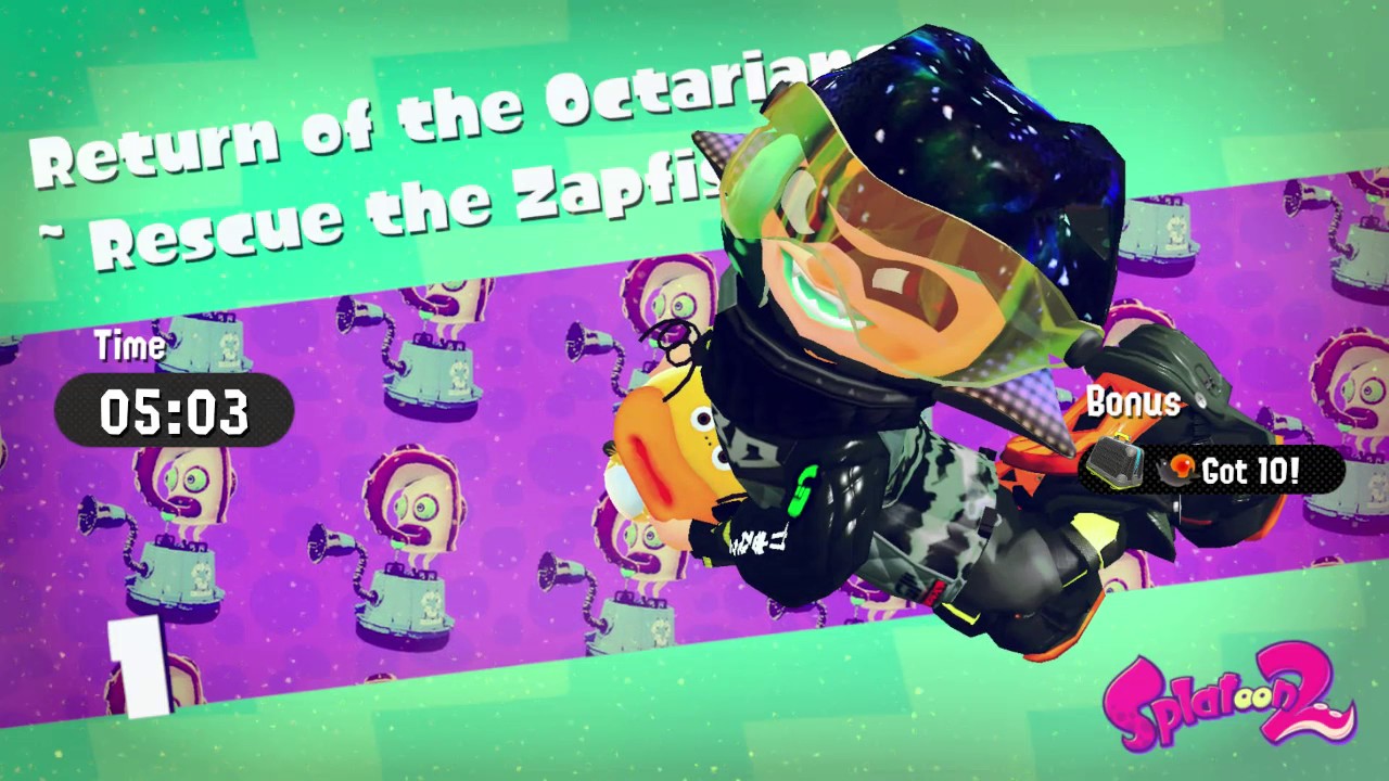 Splatoon 2: Single Player - Tentakeel Outpost 100% - YouTube