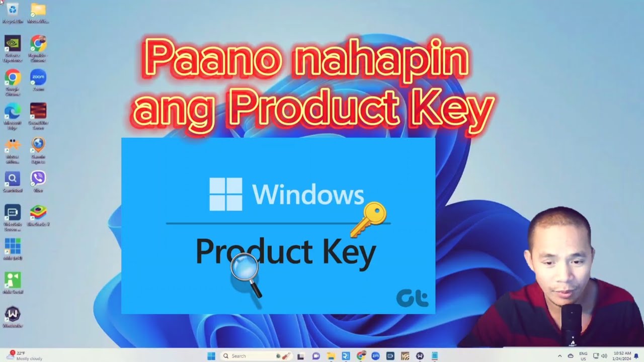 Paano hanapin ang inyong Windows Product Key 2024 - YouTube