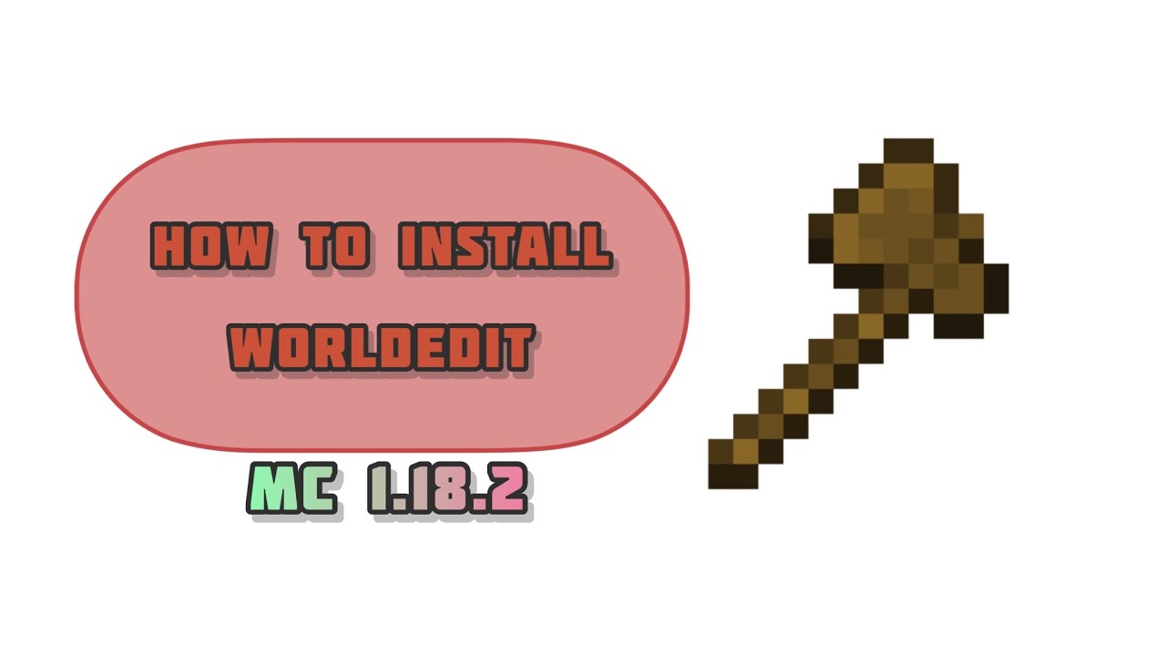 How to install Worldedit for MC 1.18.2 (TUTORIAL) - YouTube