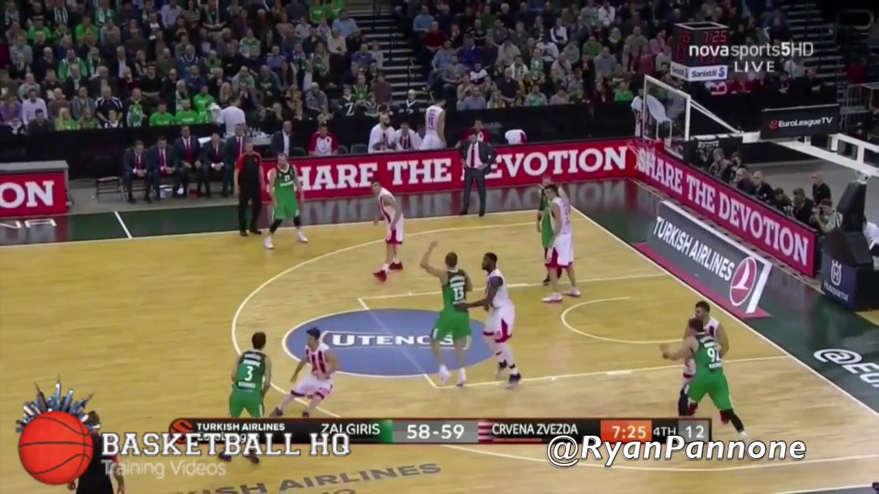 Zalgiris - BOB Excellent draw play and execution with movement to free ...