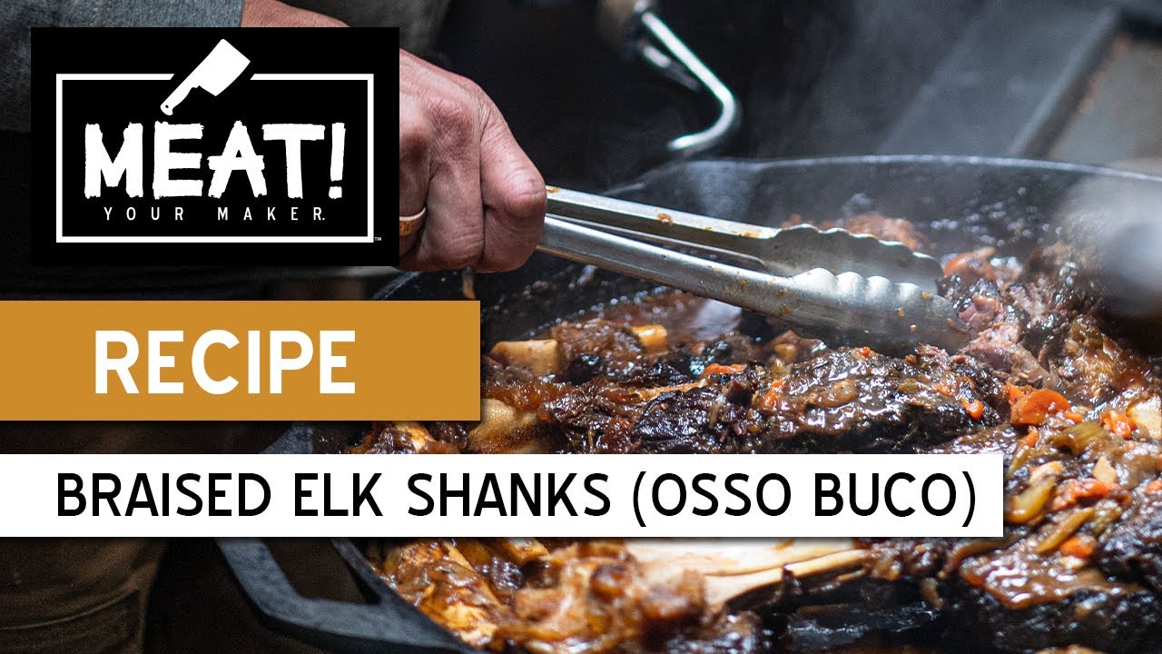 MEAT! Eduardo NM Bull Elk Braised Elk Shoulder - YouTube