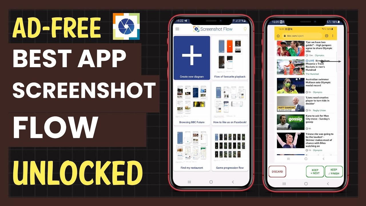 Best Free Screenshot Flow App for Android - YouTube