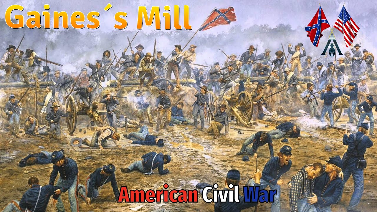 La Primera Victoria del General Lee ⚔ Batalla de GAINES´S MILL Guerra ...