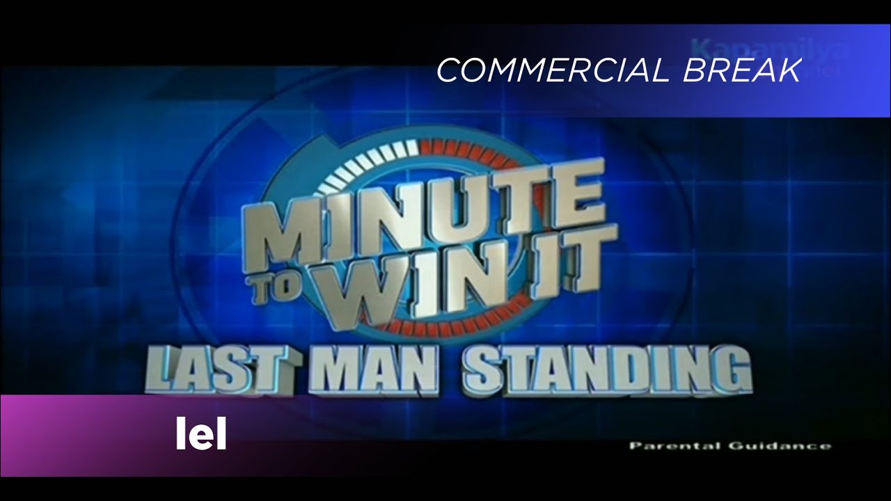 Kapamilya Channel - Minute To Win It Last Man Standing Commercial Break ...