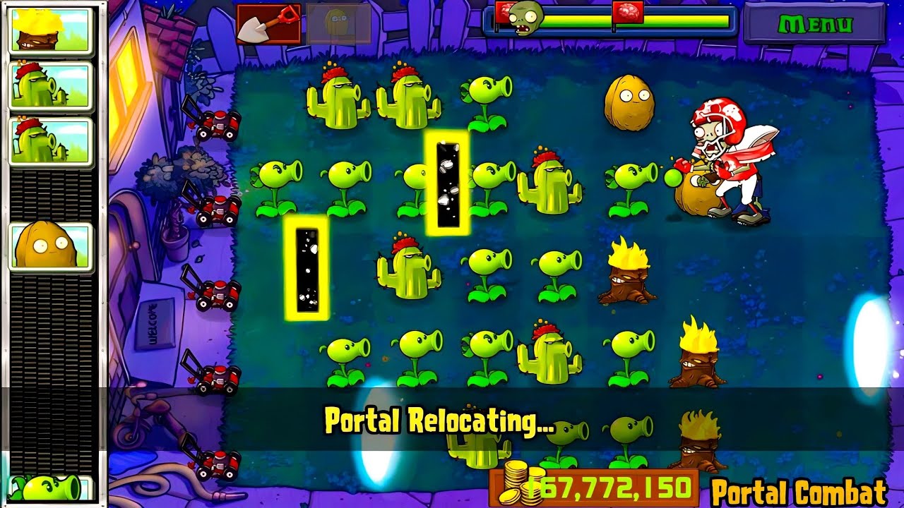 PVZ: *MINI GAMES*_PORTAL COMBAT MEGA CHALLENGE | Pvz Gameplay | Pvz ...
