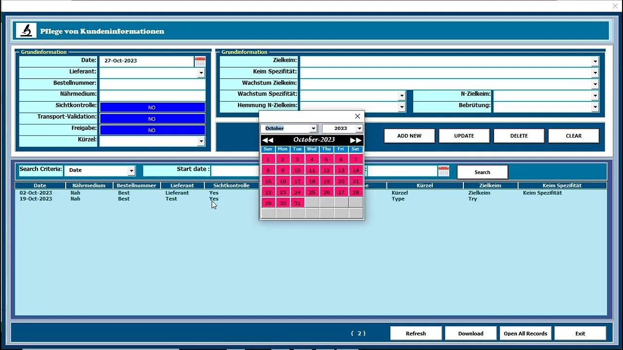 Dynamic Data Entry Userform with Multiple Search Criteria in Excel VBA - YouTube