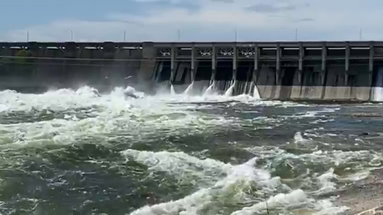Live: Grand Lake 4-ft above normal, Pensacola Dam gates opened - YouTube